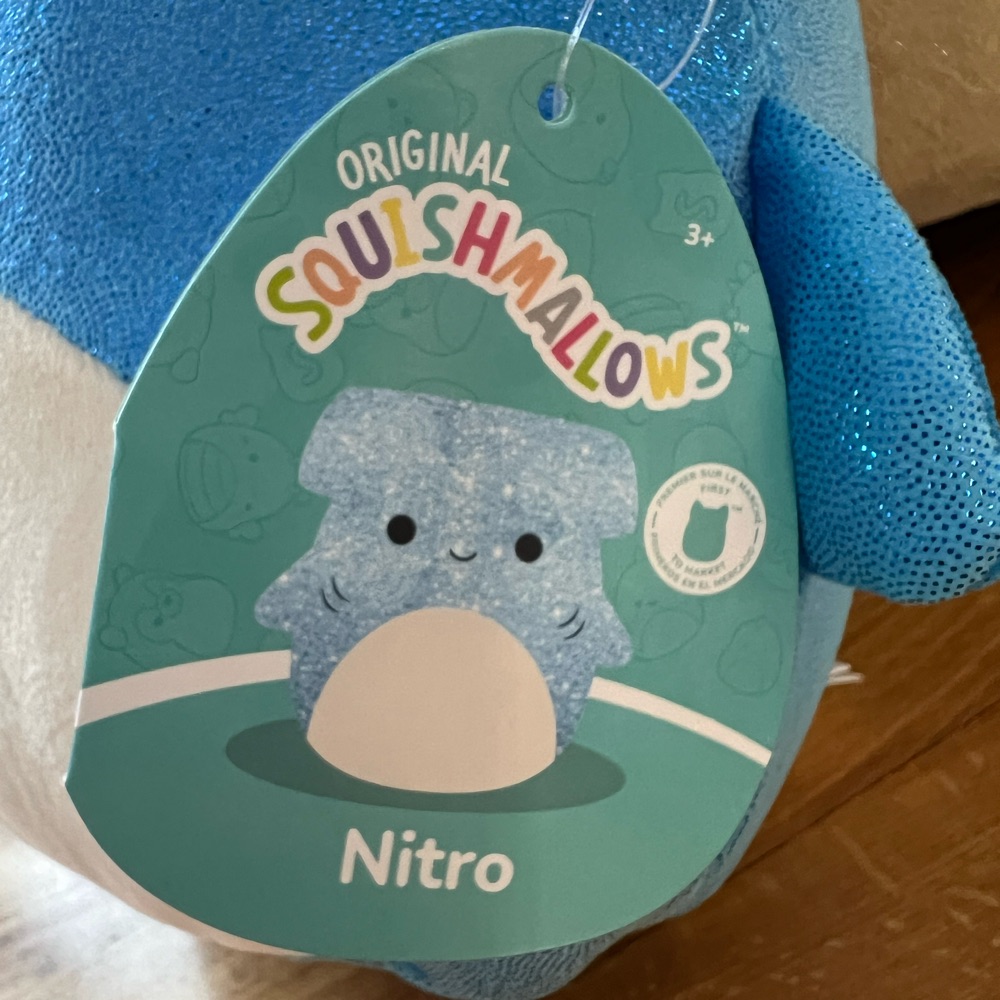 Nitro (Sparkly) the Hammerhead Shark Squishmallows Sparkly | SquadApp