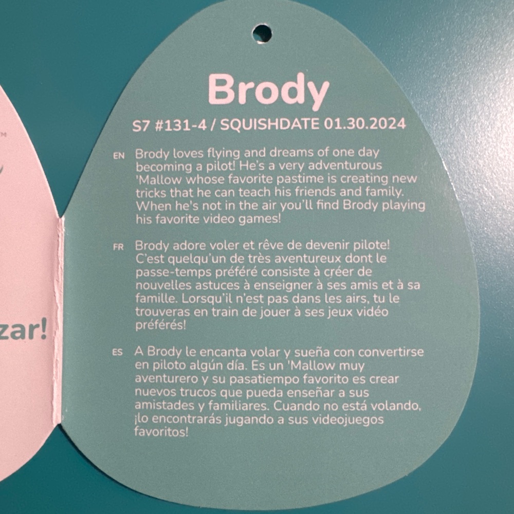 Brody (Peace Sign) the Dinosaur Squishmallows | SquadApp