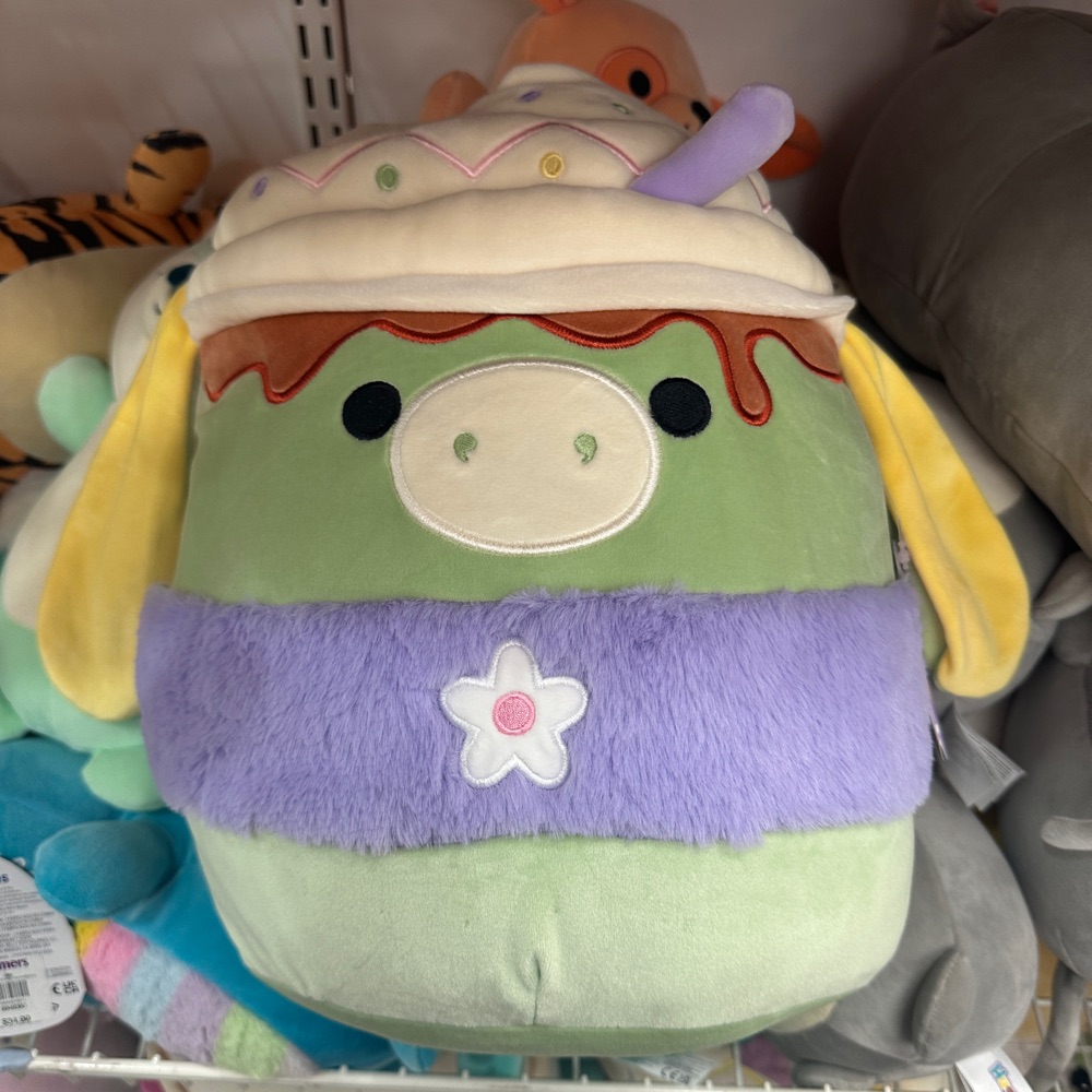 Juniper (Milkshake) the Donkey Squishmallows Easter 2025 | SquadApp
