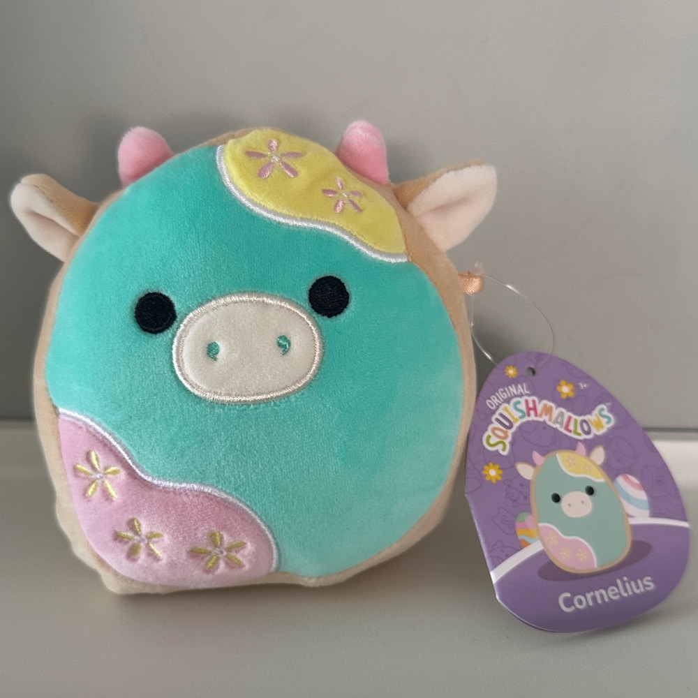Cornelius the Cookie Cow Squishmallows Easter 2025 | SquadApp