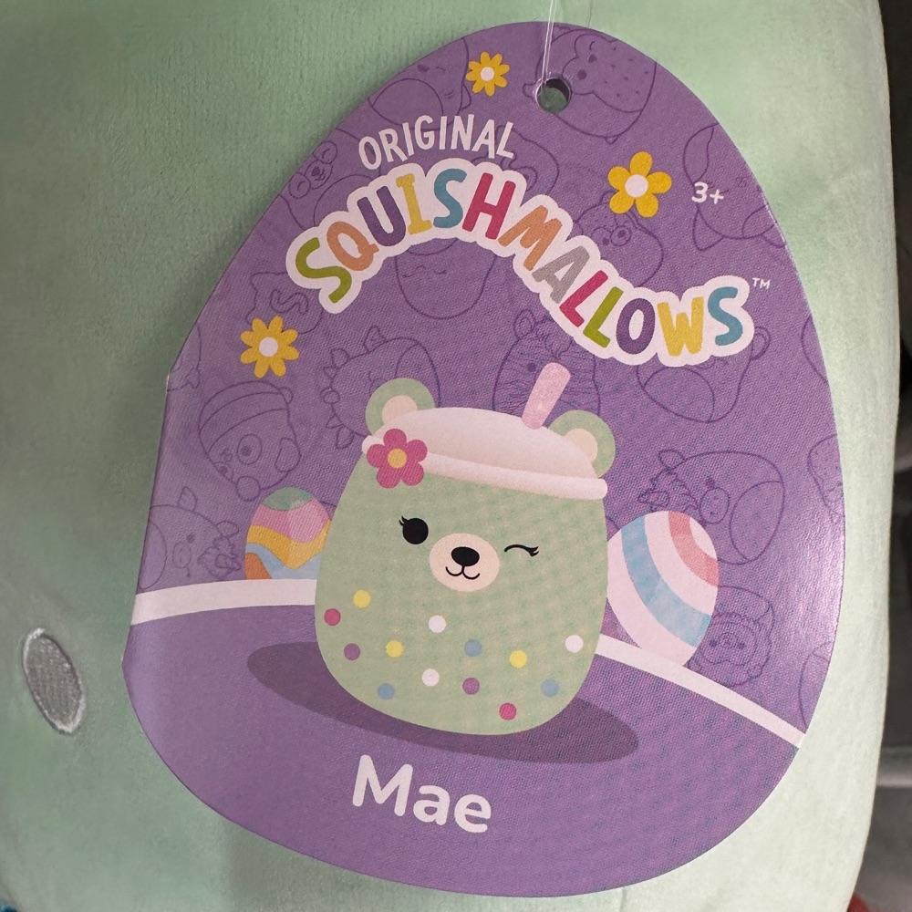 Mae the Boba Bear Squishmallows Easter 2025 | SquadApp