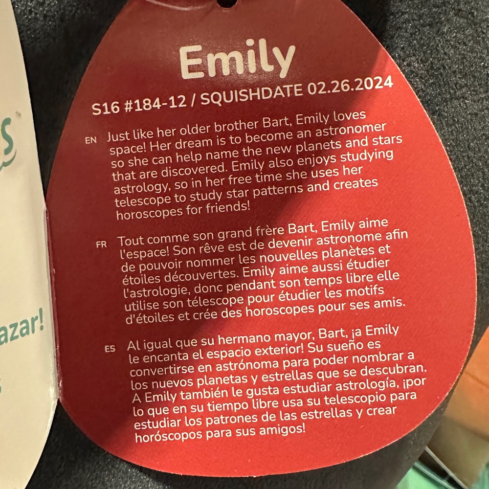 Emily (Heart Eye Patch) the Bat Squishmallows Valentines 2025 | SquadApp