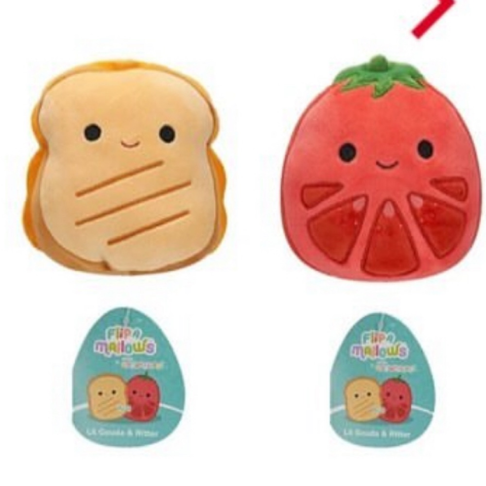 Lil Gouda & Ritter the Grilled Cheese Tomato Squishmallows | SquadApp