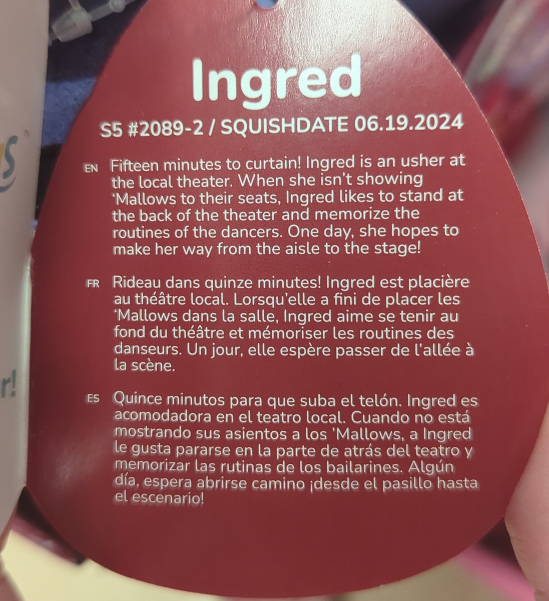 Ingred (Heart Eye) the cow Squishmallows Valentines 2025 | SquadApp