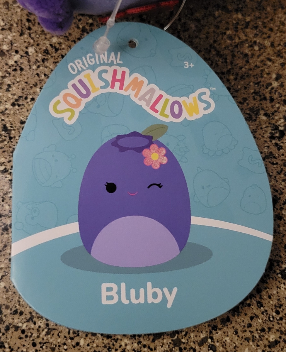 Bluby (Winking, Flower) the Blueberry Squishmallows | SquadApp