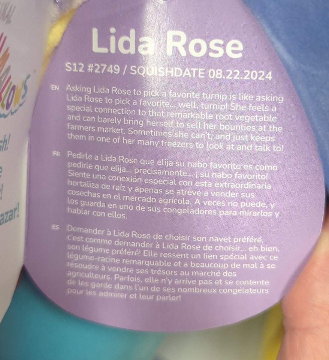 Lida Rose the Clown Squishmallows Easter 2025 | SquadApp