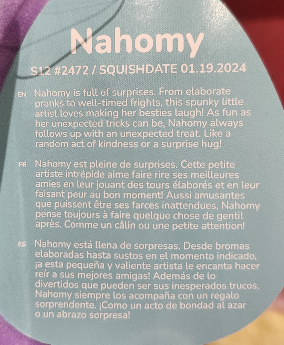 Nahomy the Tadpole Squishmallows | SquadApp