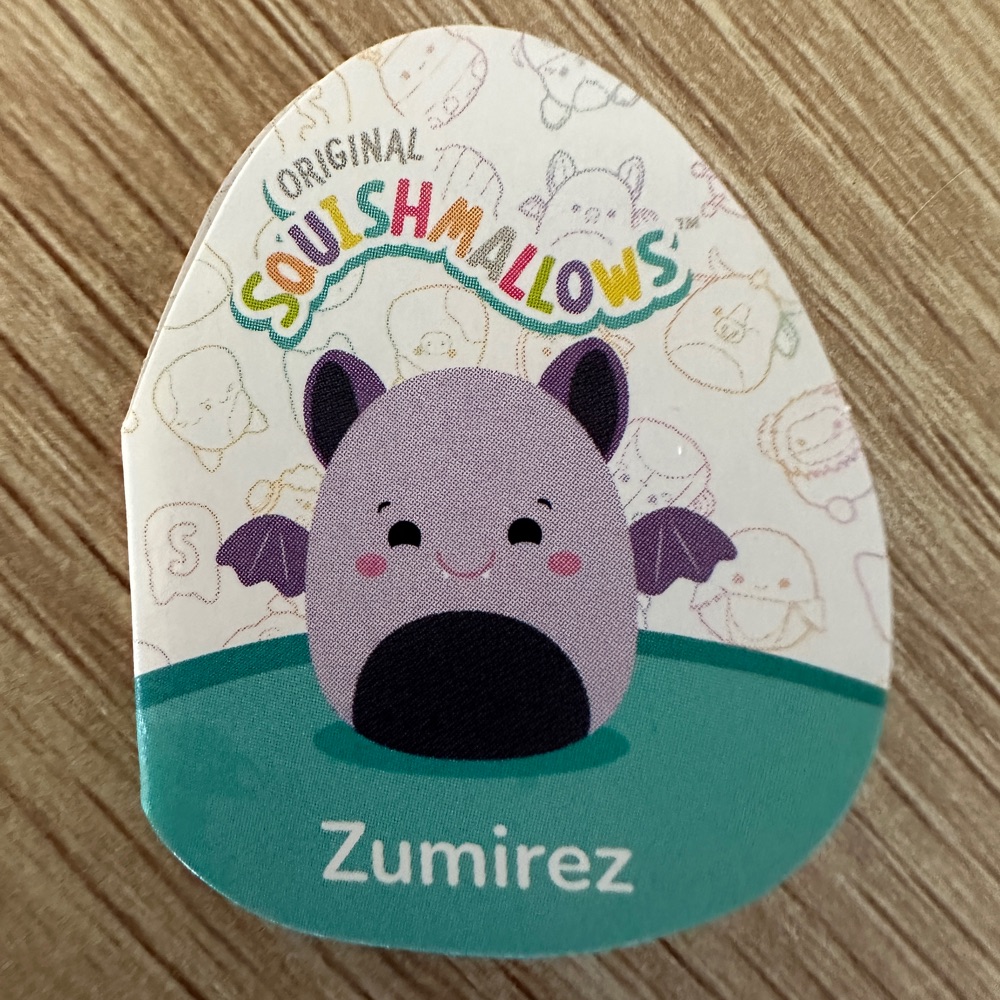 Zumirez (Happy Meal Toy) the Bat Squishmallows McDonald's 2025 | SquadApp