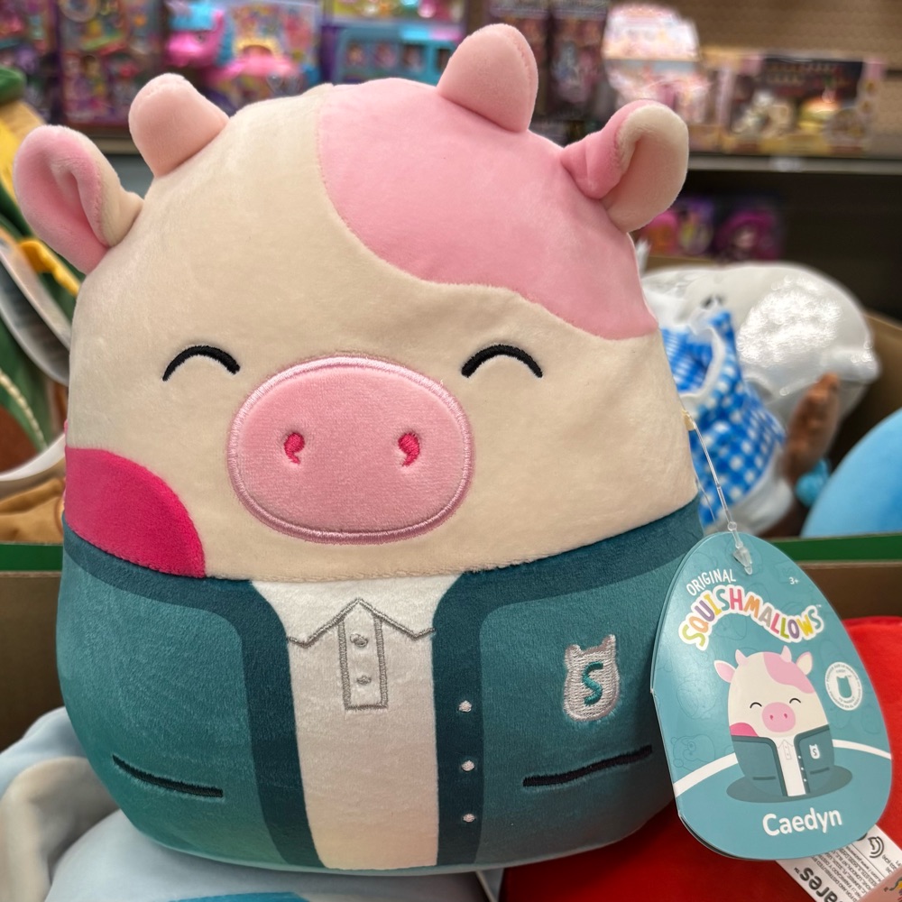 Caedyn (School Cardigan) the Cow Squishmallows Back To School 2025 ...