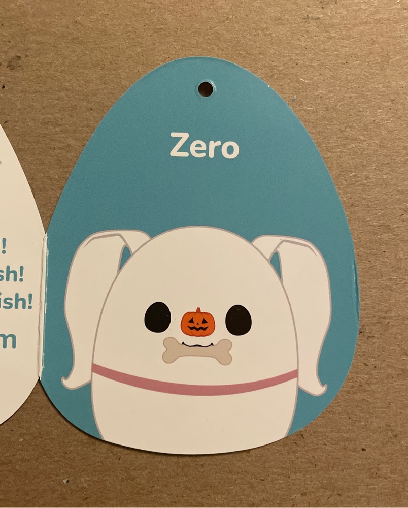 Zero (Bone) the Ghost Dog Squishmallows The Nightmare Before Christmas ...