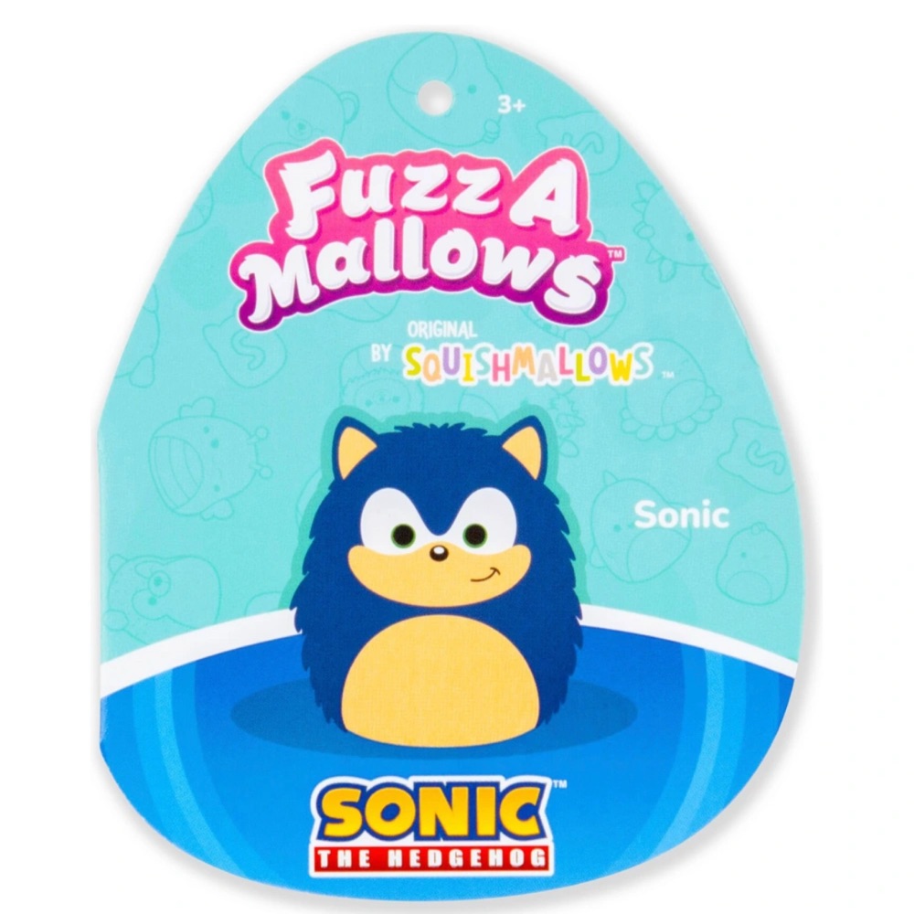Sonic (Fuzz-A-Mallows) the Hedgehog Squishmallows Sonic the Hedgehog ...
