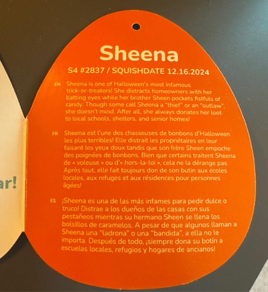 Sheena the Bat Squishmallows Halloween 2025, Mystery Capsule | SquadApp