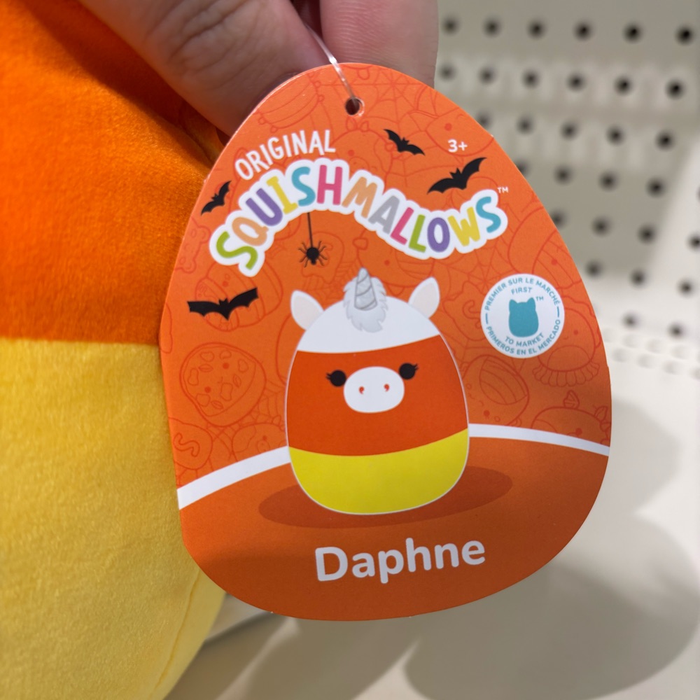 Daphne the Unicorn Squishmallows Halloween 2025, Candy Corn | SquadApp