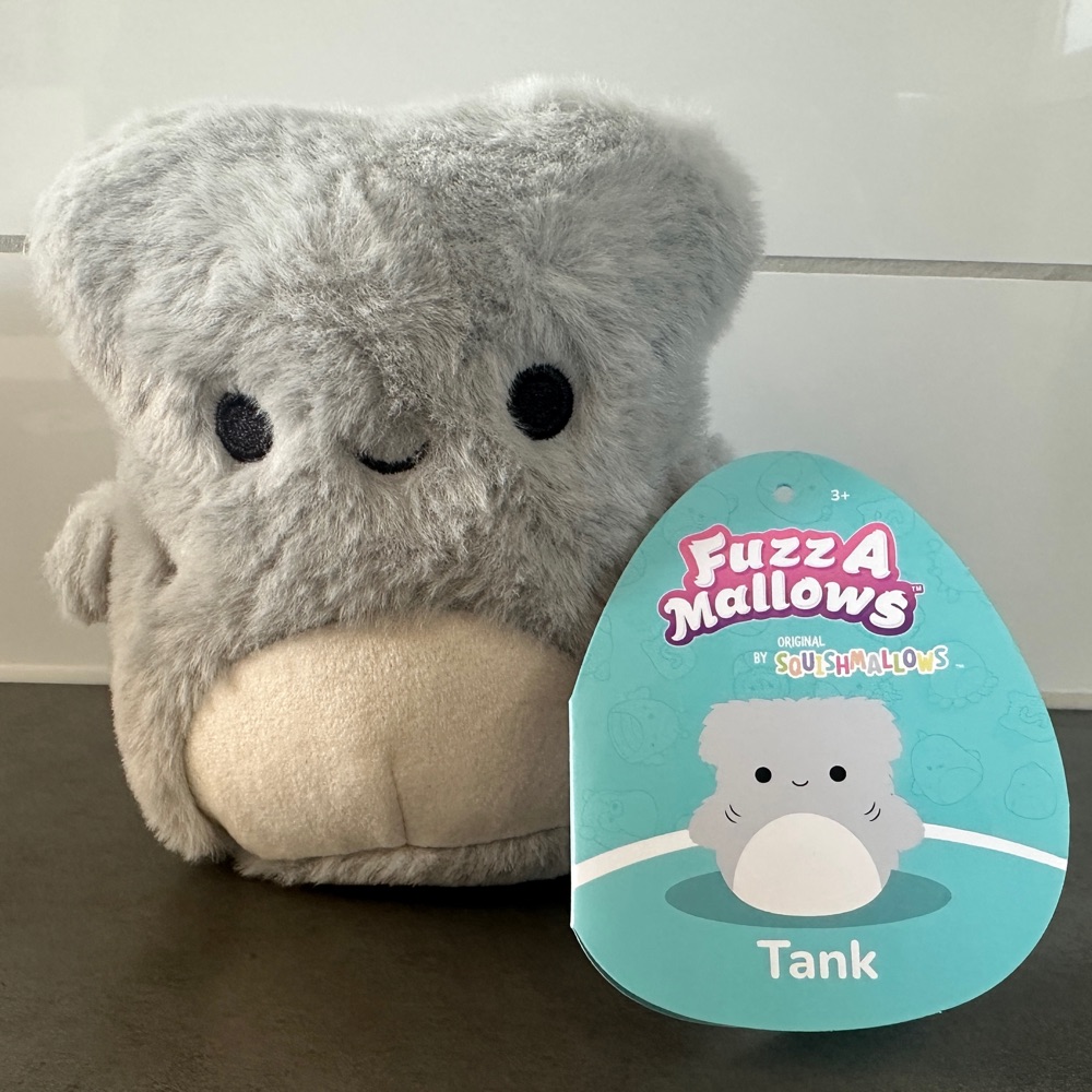 Tank (Fuzz-A-Mallows) the Hammerhead Shark Squishmallows | SquadApp