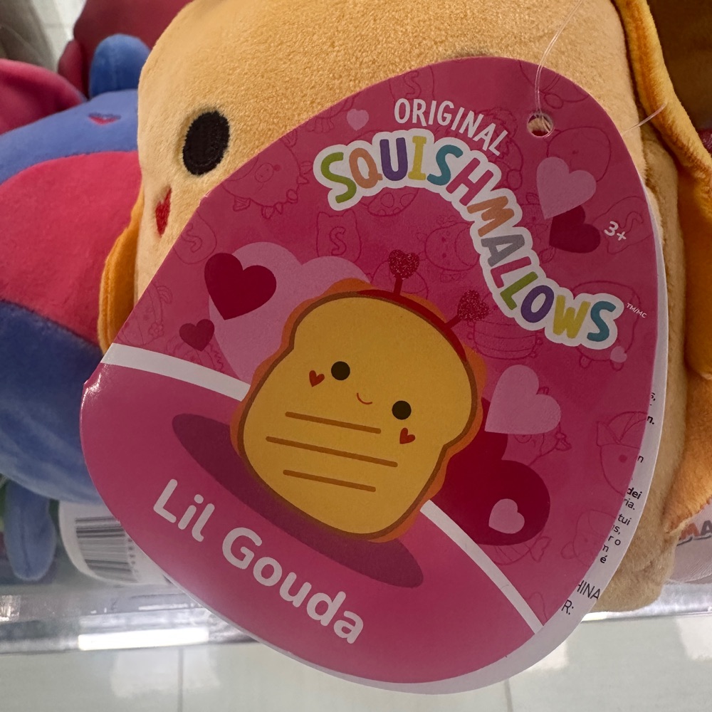 Lil Gouda (Heart Headband) the Grilled Cheese Squishmallows Valentines ...