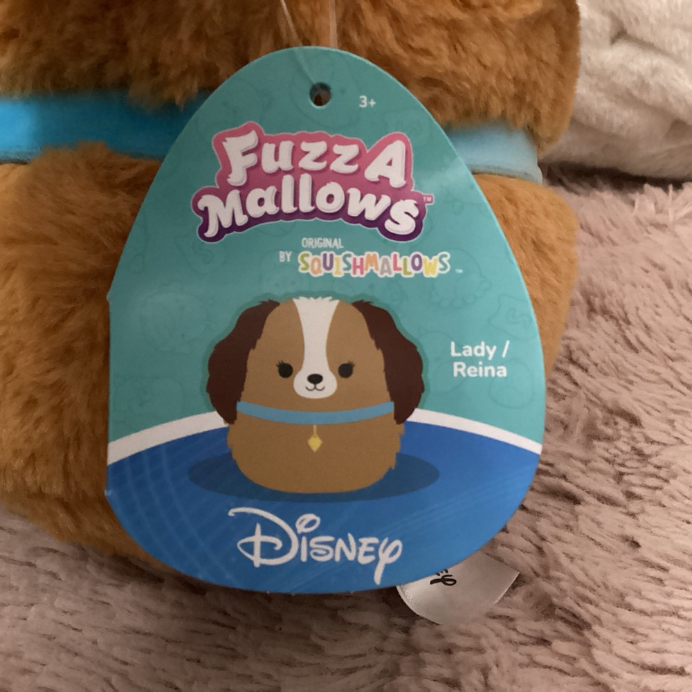 Lady (Fuzz-A-Mallows) the Cocker Spaniel (Dog) Squishmallows Disney ...