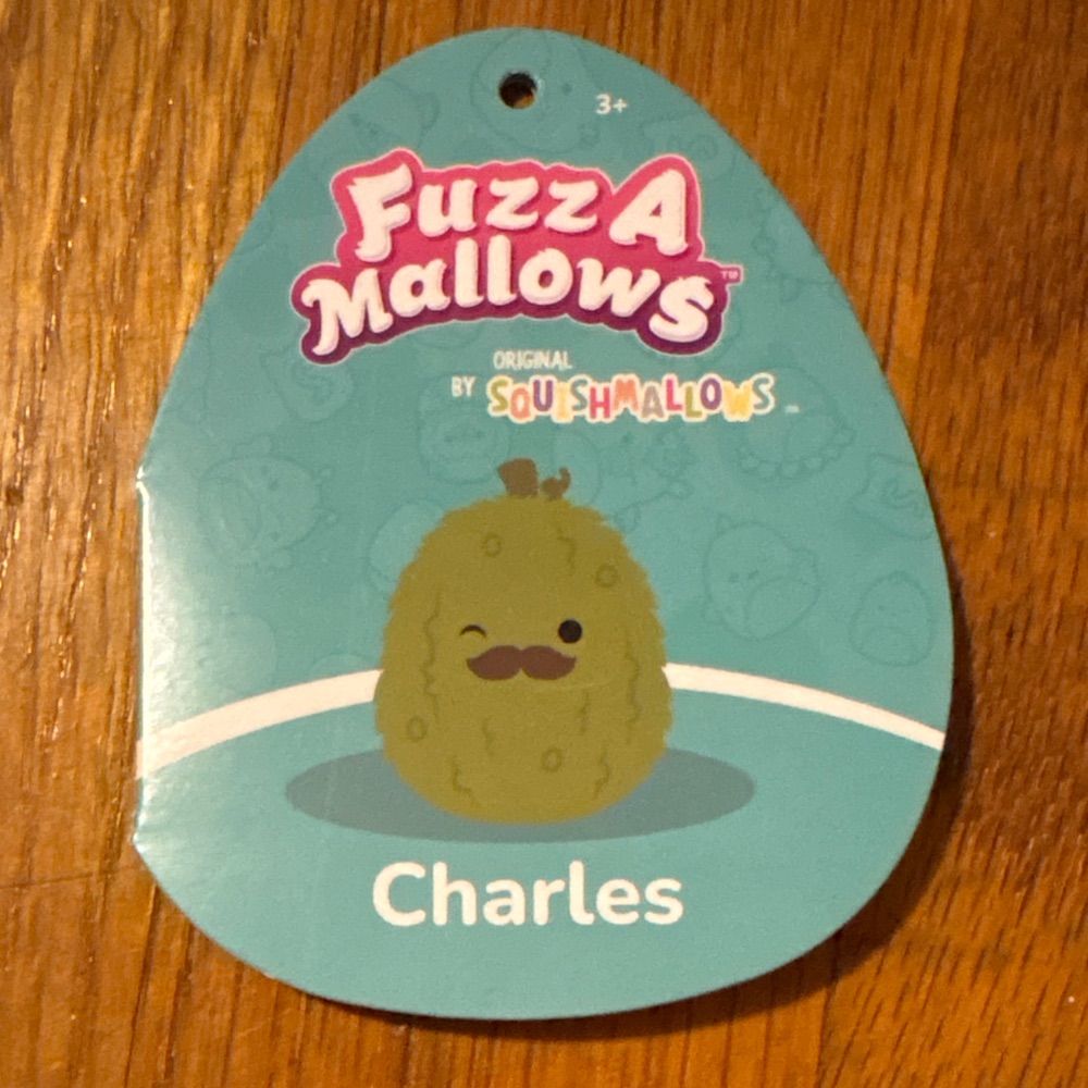 Charles (Fuzz-A-Mallows) the Pickle Squishmallows | SquadApp