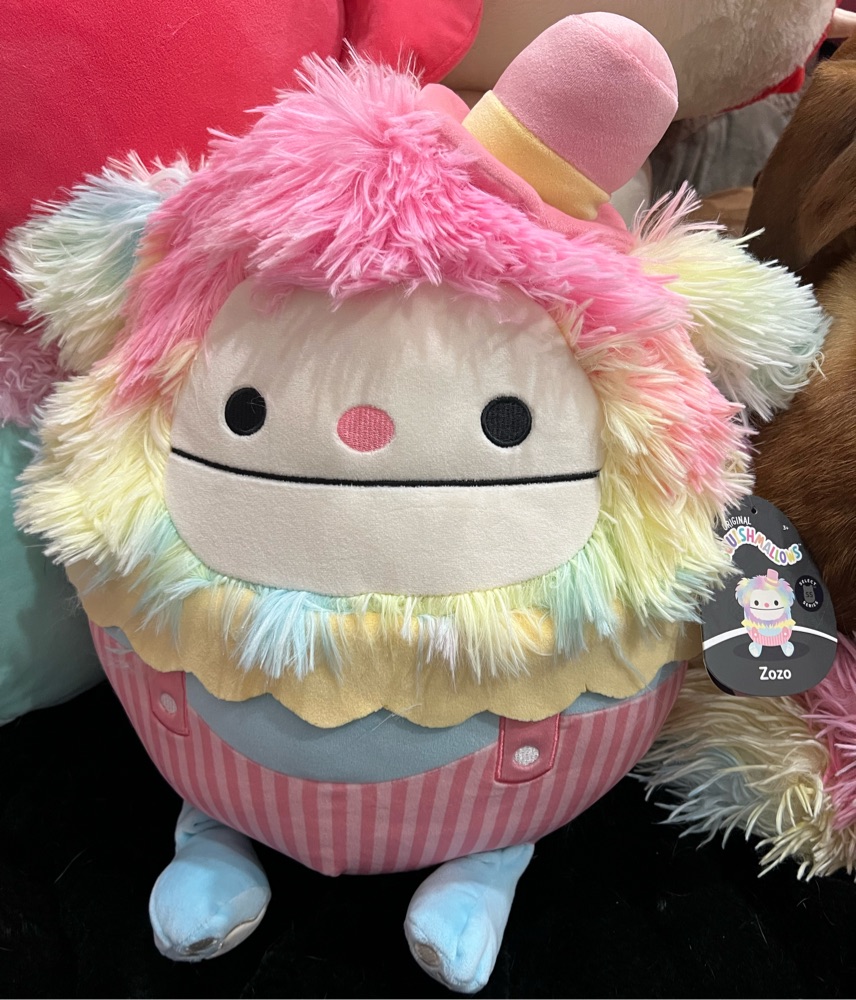 Zozo (Clown Outfit) the Bigfoot Clown Squishmallows Select Series ...