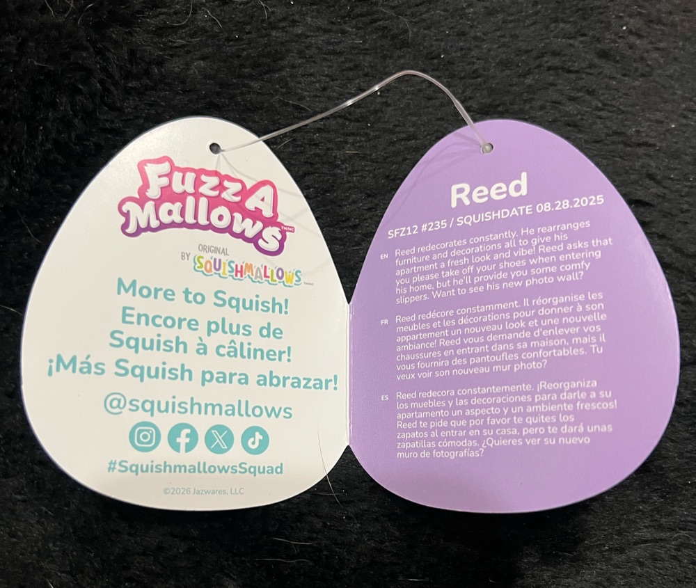 Reed (Fuzz-A-Mallows) the Rooster Squishmallows Easter 2026 | SquadApp