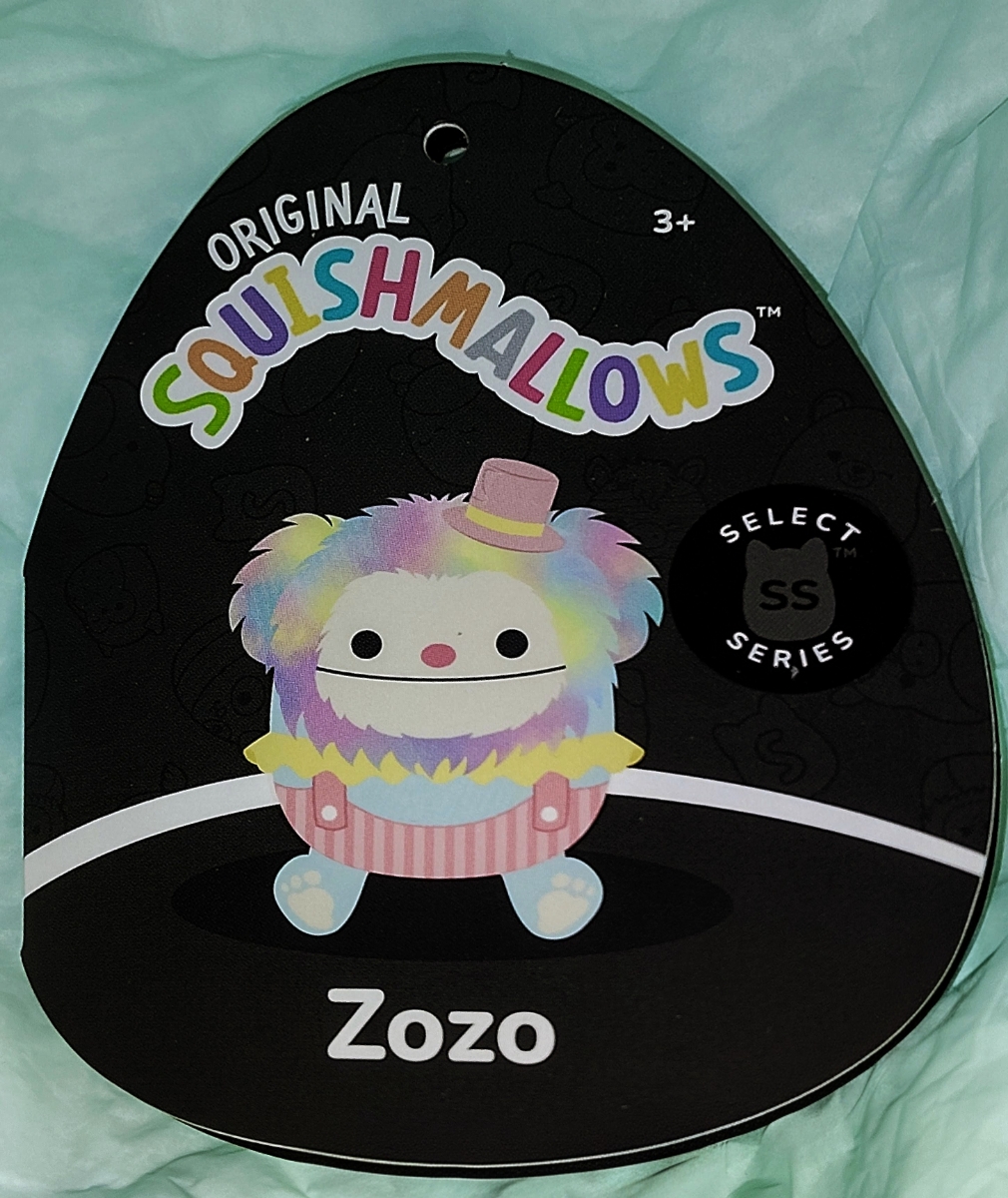 Zozo (Clown Outfit) the Bigfoot Clown Squishmallows Select Series ...