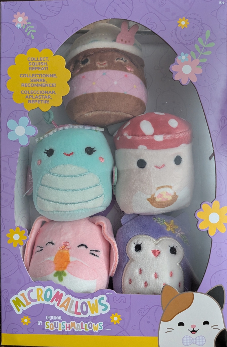 Micromallows 5-Pack (Easter) the Bunny Mushroom Owl Butterfly ...