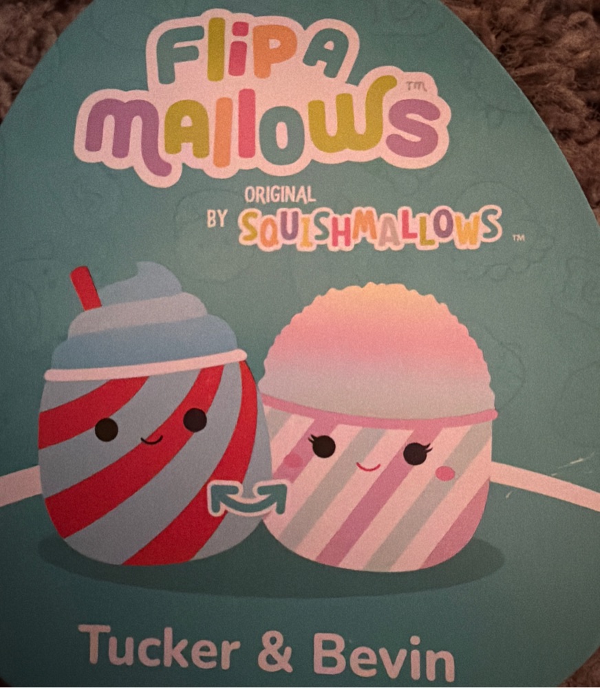 Tucker & Bevin the Slushie Cotton Candy Squishmallows | SquadApp