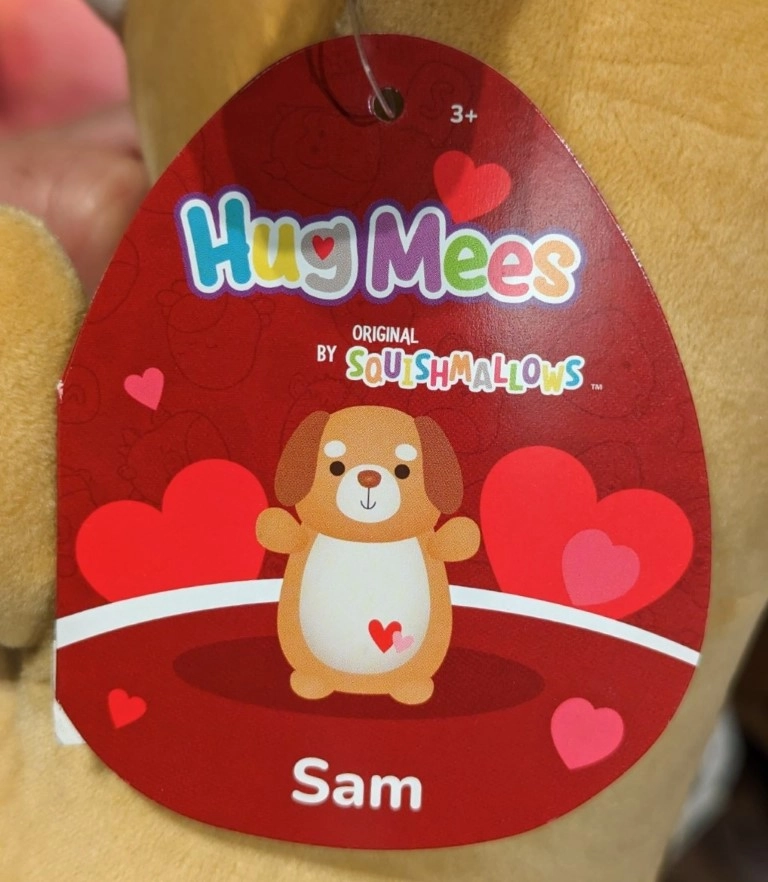 Sam the Dog Squishmallows Valentines 2023 | SquadApp