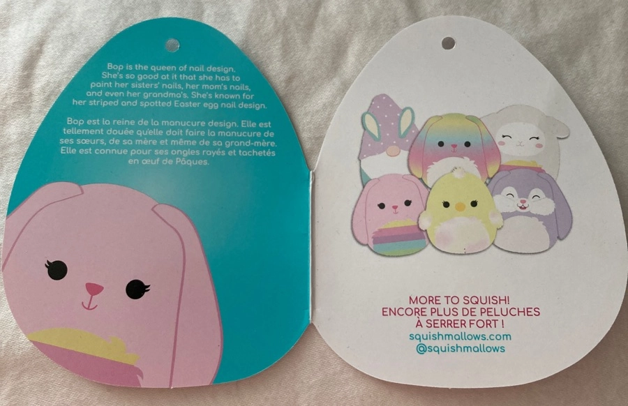Bop (Rainbow Fuzzy Belly) the Bunny Squishmallows Easter | SquadApp