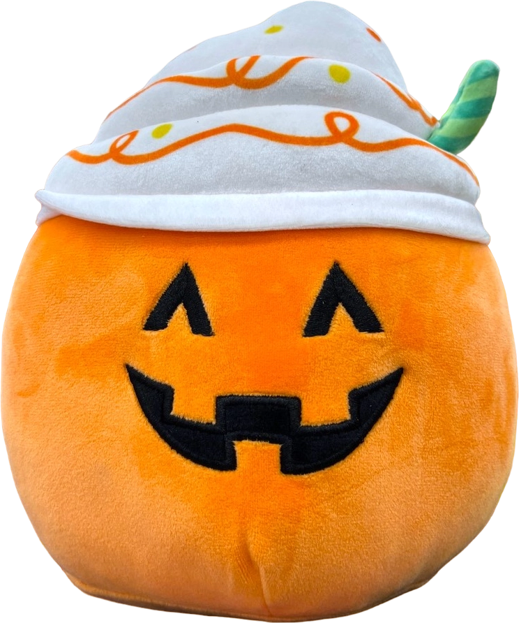 Lester the Jack O' Lantern Latte Squishmallows Halloween 2023, 5B 9.24. ...