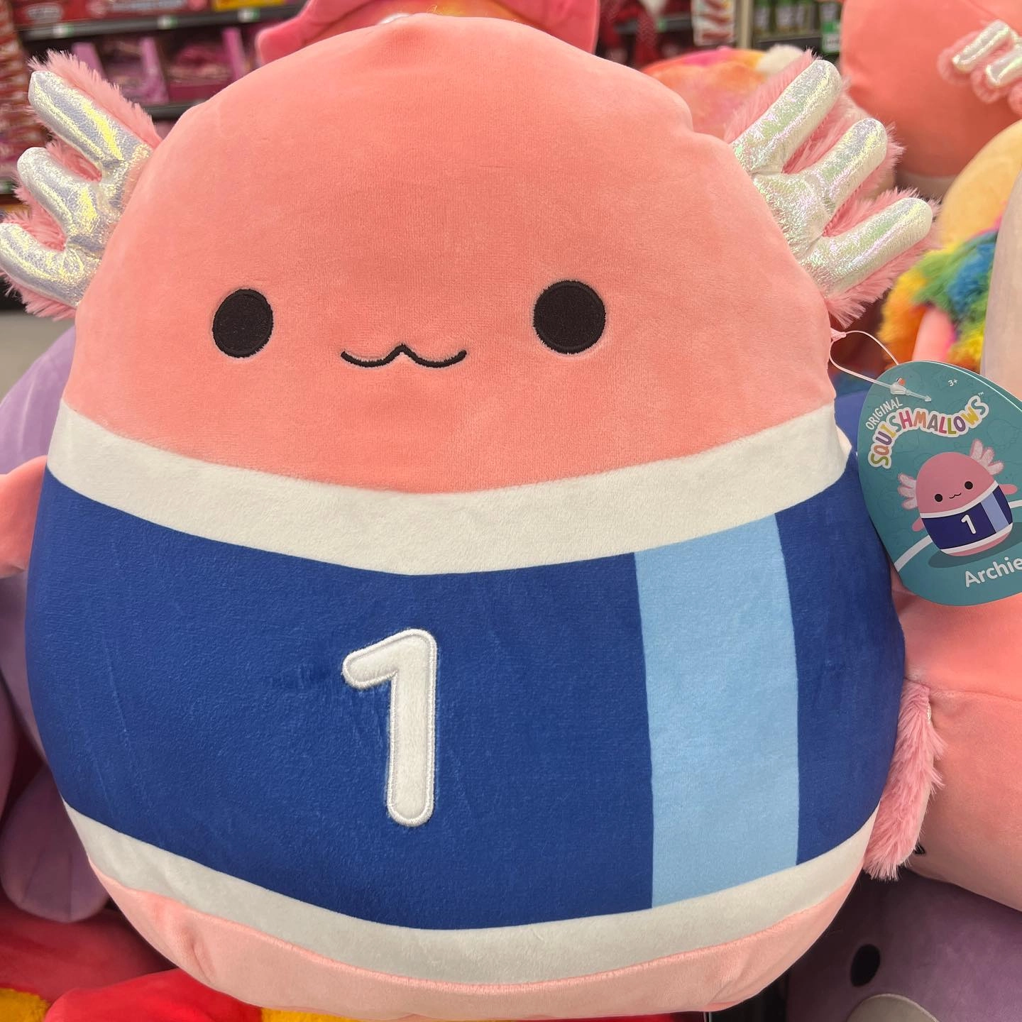Archie (Blue Jersey) the Axolotl Squishmallows | SquadApp
