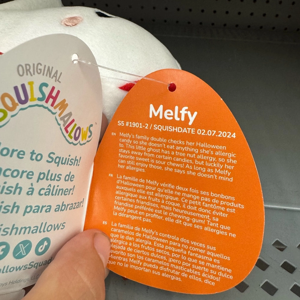 Melfy the Ghost Squishmallows Halloween 2024 | SquadApp