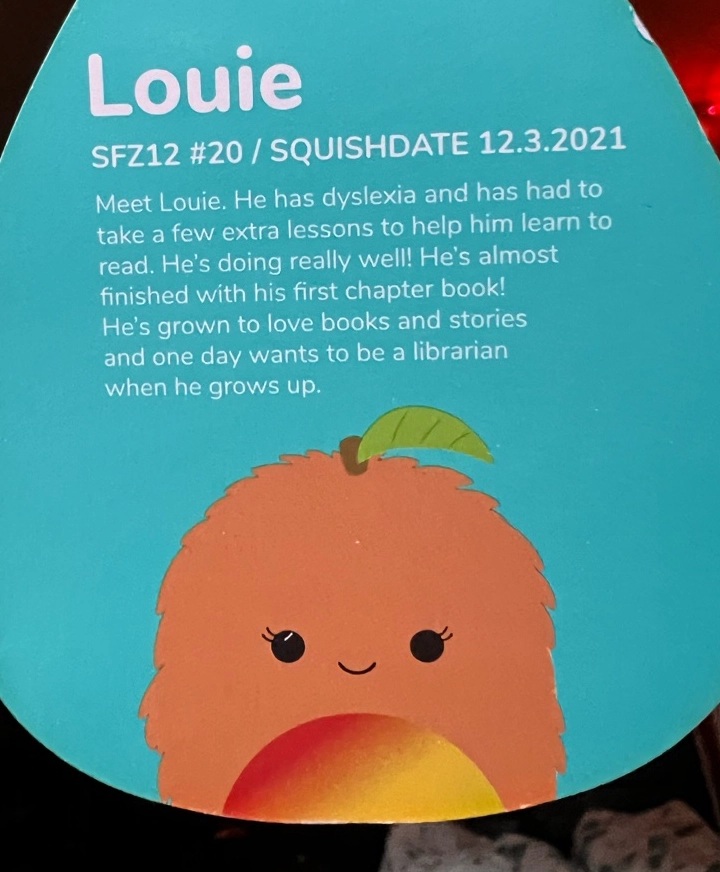 Louie (Fuzz-A-Mallows) the Mango Squishmallows | SquadApp