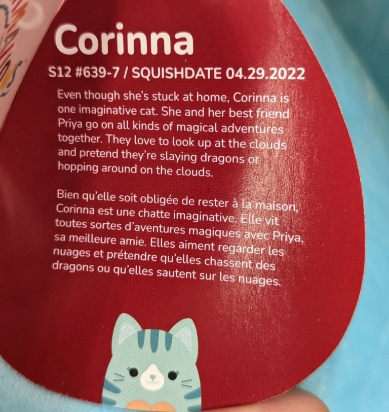 Corinna the Cat Squishmallows Valentines 2023 | SquadApp