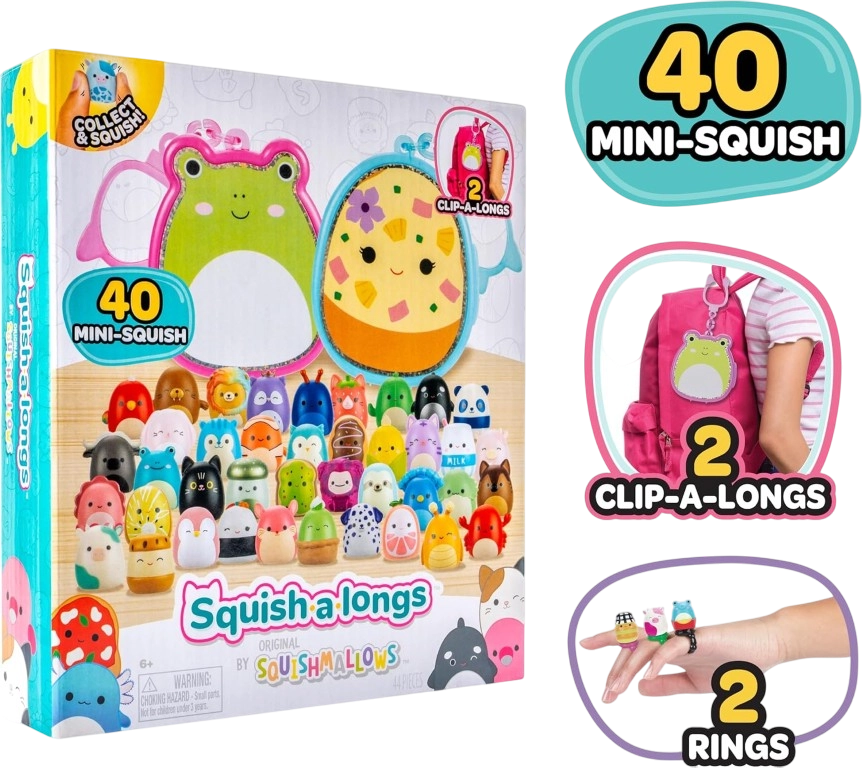 Squish-A-Longs Multipack 40-Pack the Box Set Squishmallows | SquadApp
