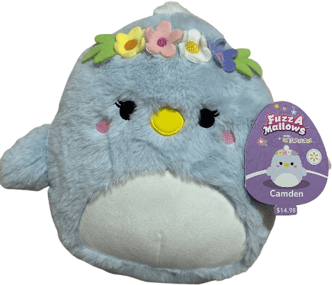 Camden (Flower Crown Fuzz-A-Mallows) the Chick Squishmallows Easter ...