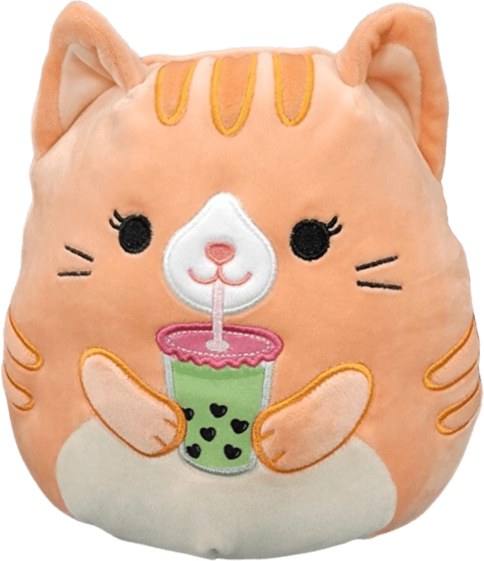 Gigi (Heart Boba) the Cat Squishmallows Valentine, Valentines 2023 ...