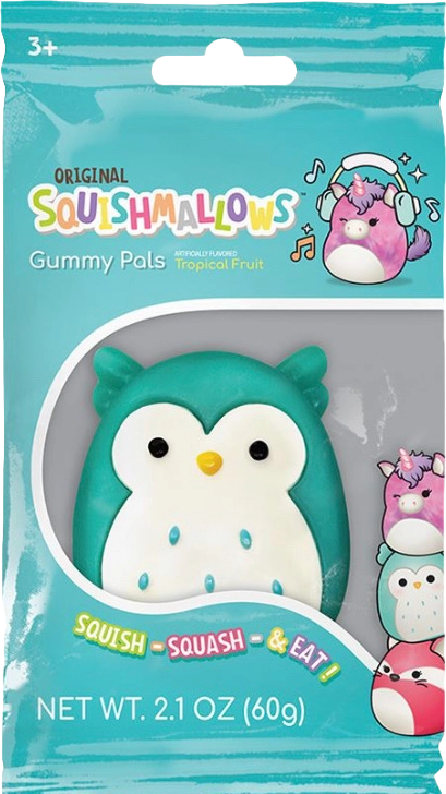 Winston (Gummy Pals) the Owl Squishmallows Accessories | SquadApp