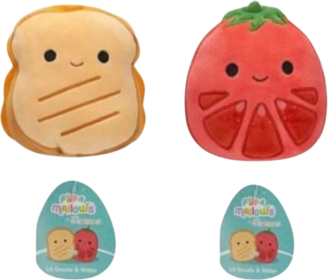 Lil Gouda & Ritter the Grilled Cheese Tomato Squishmallows | SquadApp