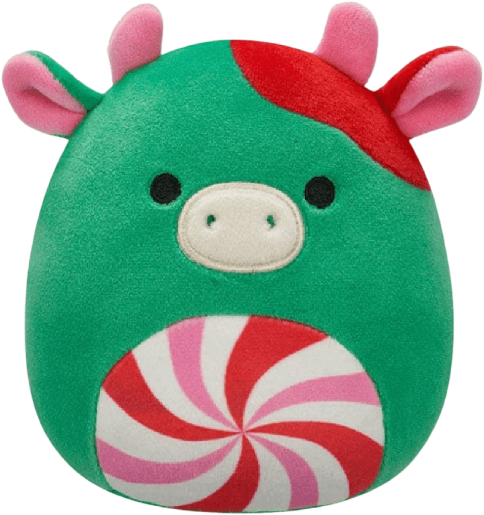 Ruben the Peppermint Cow Squishmallows Holiday 2025 | SquadApp