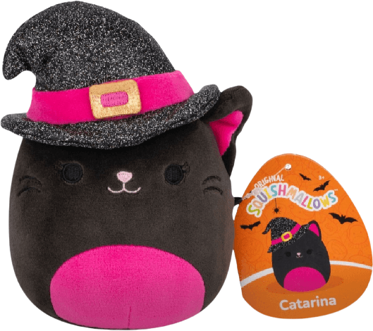 Catarina (Glitter Hat) the Cat Squishmallows Halloween 2025 | SquadApp