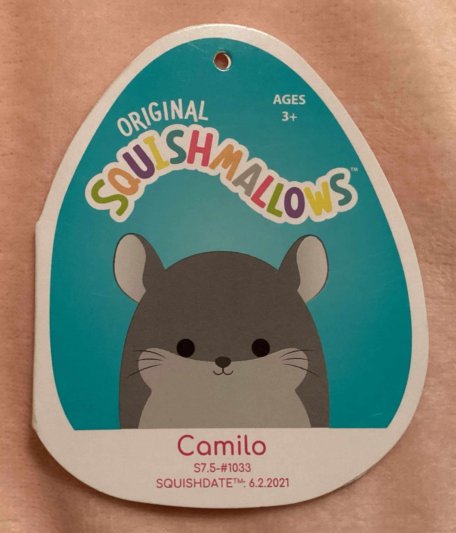 Camilo the Chinchilla Squishmallows Desert | SquadApp