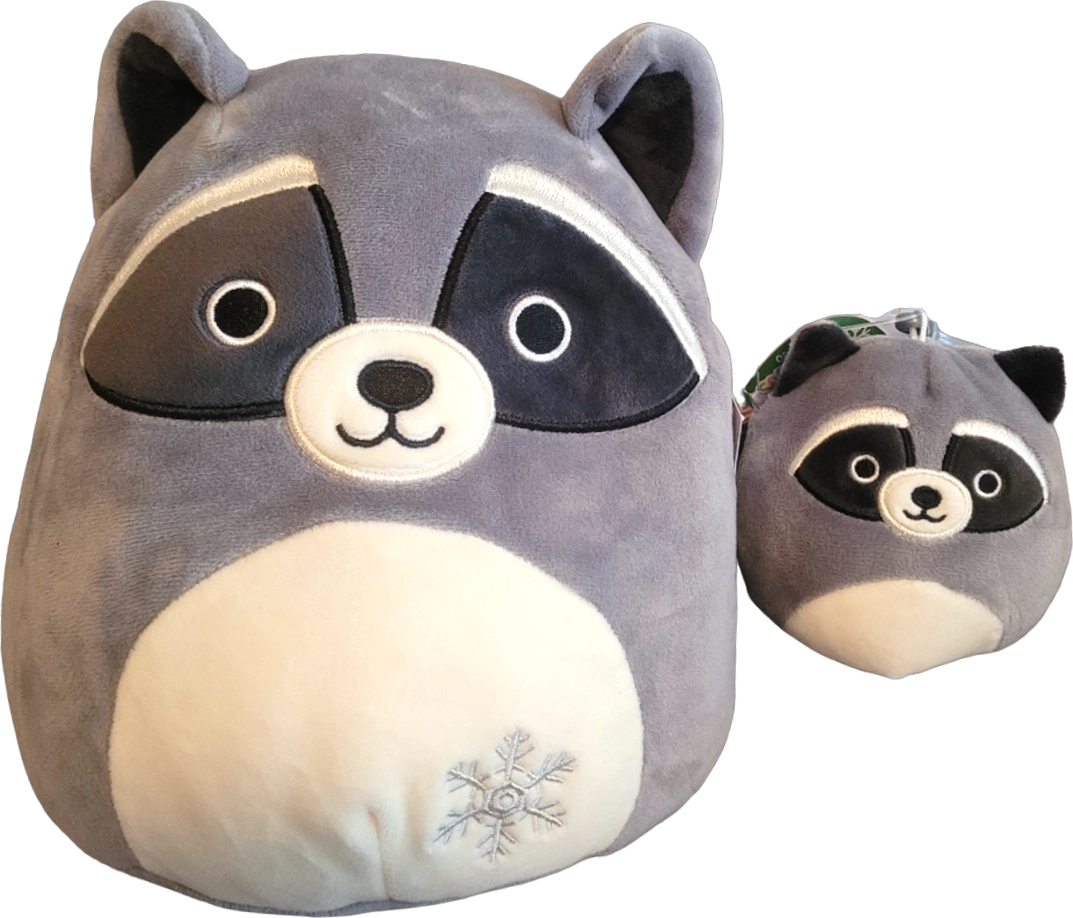 Rocky (´Mallows & Minis Pair) the Raccon Squishmallows Holiday 2022 ...