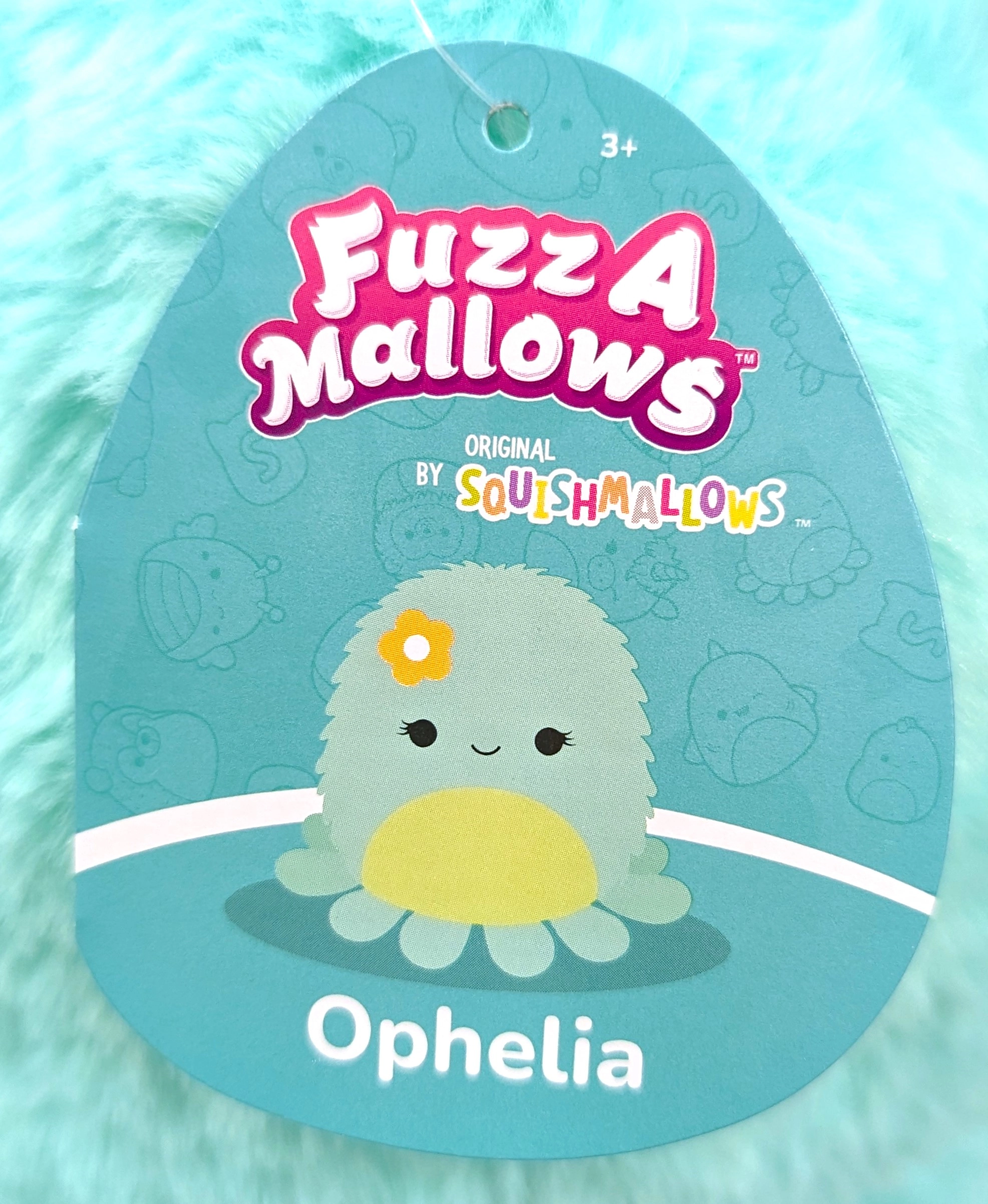 Ophelia (Flower, Fuzz-A-Mallows) the Octopus Squishmallows Sealife ...