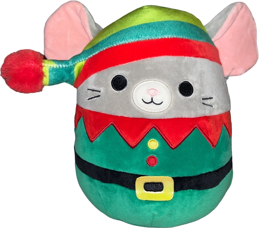 Misty (Elf) the Mouse Squishmallows Holiday 2022 | SquadApp
