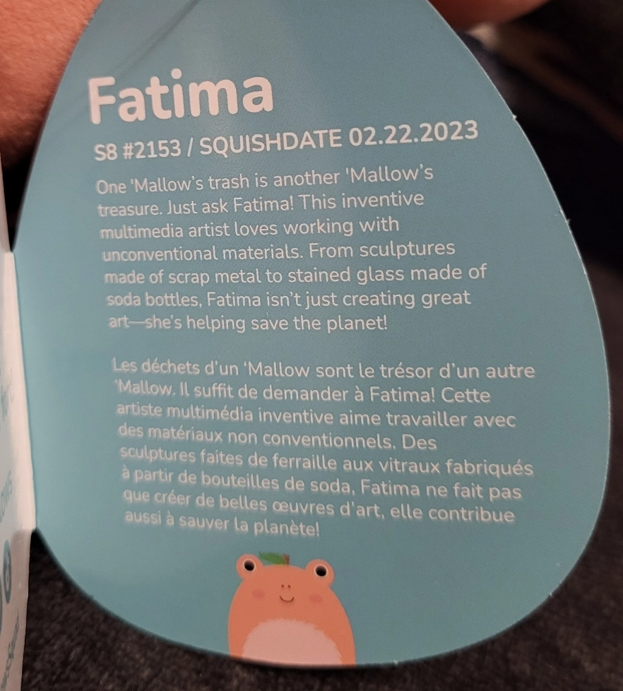 Fatima the Peach Frog Squishmallows Fruit Animals | SquadApp