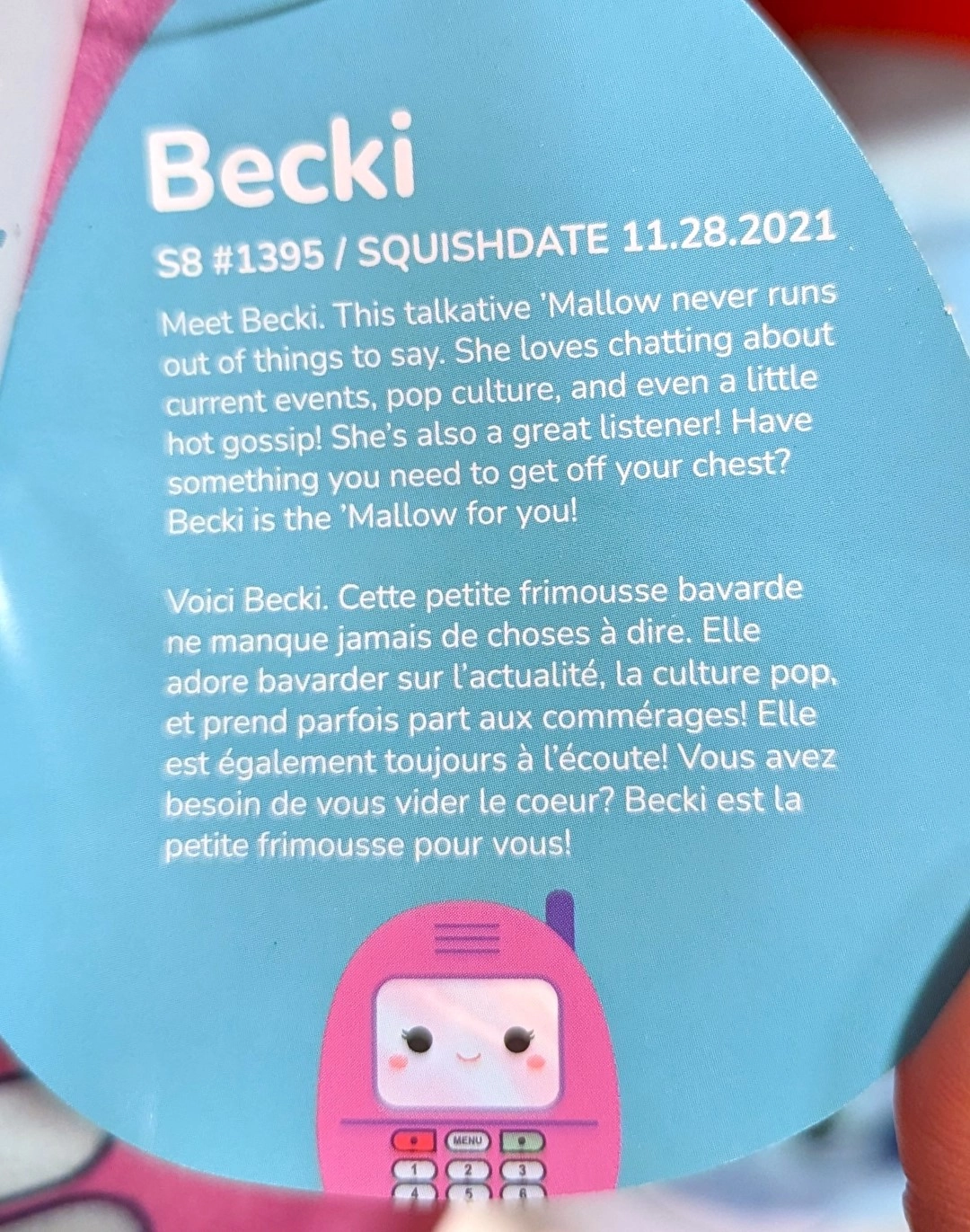 Becki the Cell Phone Squishmallows Retro | SquadApp