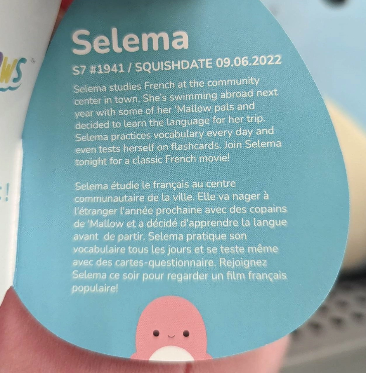 Selema the Jellyfish Squishmallows Sealife | SquadApp