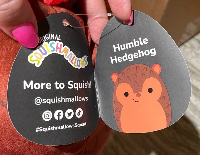 Humble Hedgehog the Hedgehog Squishmallows VeeFriends, Select Series ...