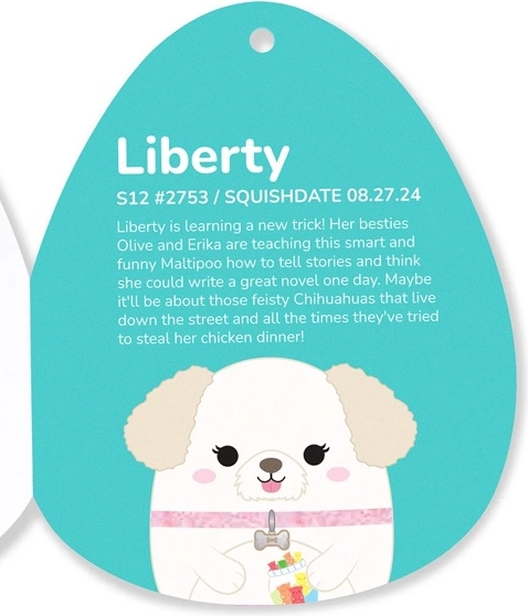 Liberty the Maltipoo (Dog) Squishmallows Make-A-Wish | SquadApp