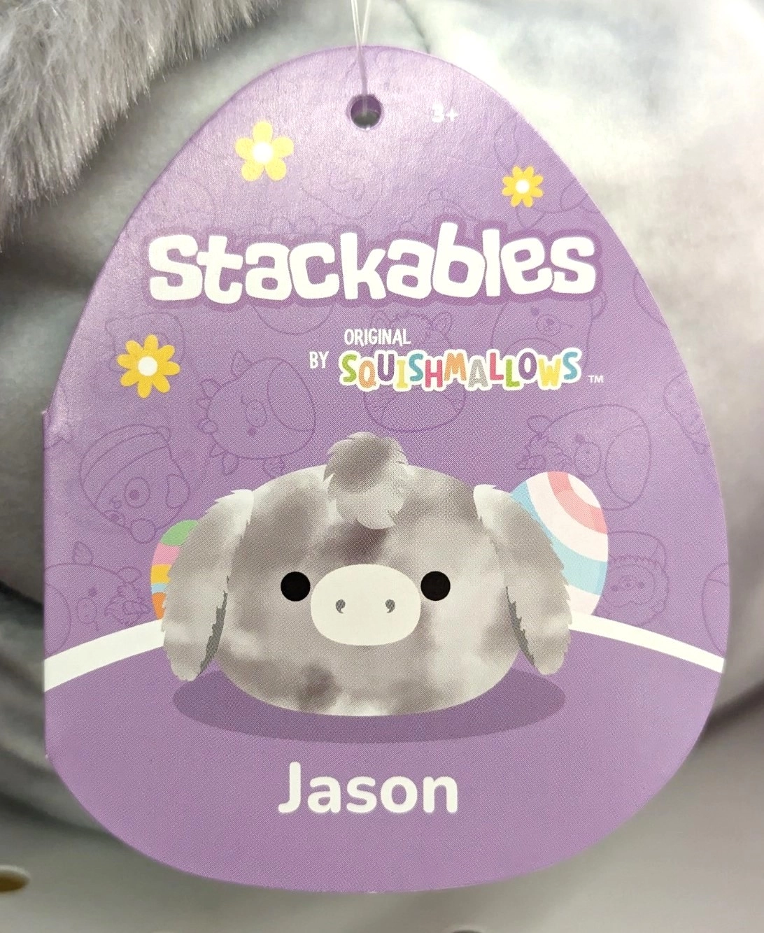 Jason (Fuzzy Ears/Mane, Stackable) the Donkey Squishmallows Easter 2023 ...